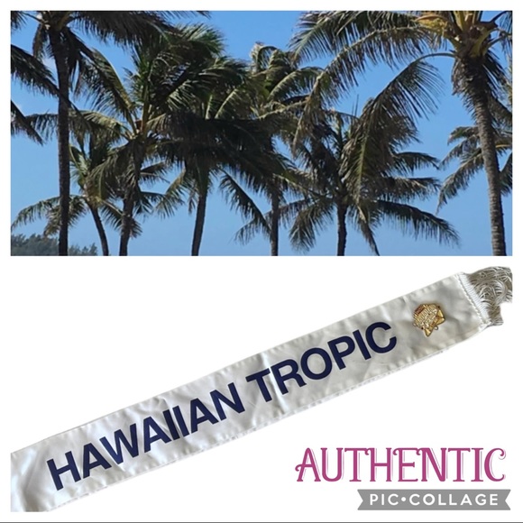 Other | Authentic Hawaiian Tropic Pagent Sash Only 1 | Poshmark